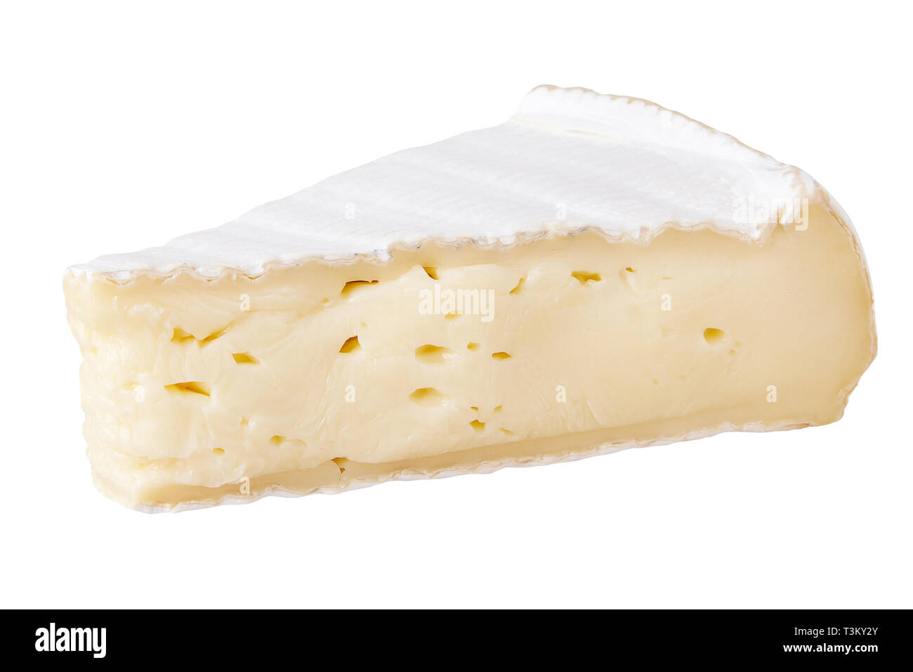 Brie Cheese (Camembert cheese) Isolated On White Stock Photo - Alamy