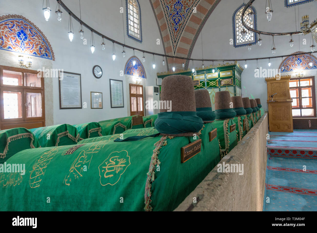 MARCH 01,2019 KARAMAN TURKEY The Aktekke Mosque, located in Karaman ...