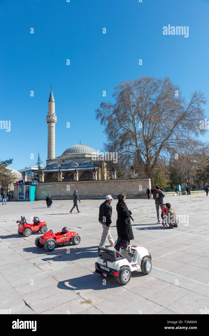 MARCH 01,2019 KARAMAN TURKEY The Aktekke Mosque, located in Karaman ...