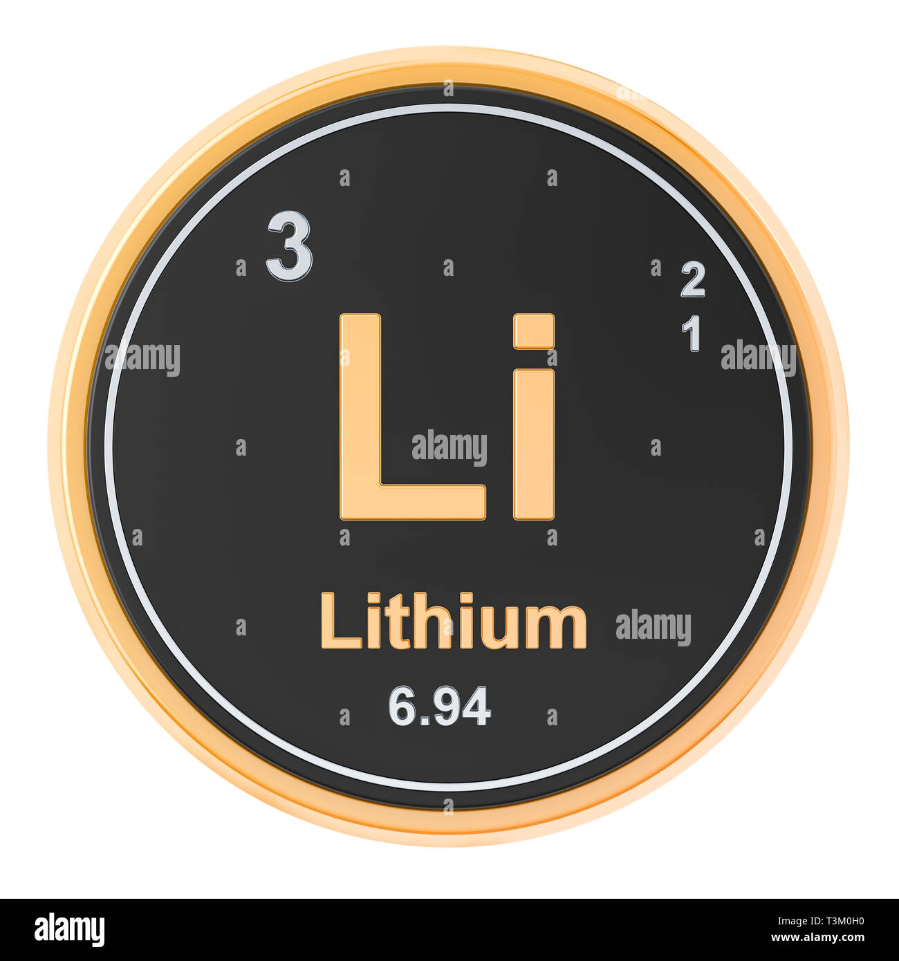 Lithium atom hi-res stock photography and images - Alamy
