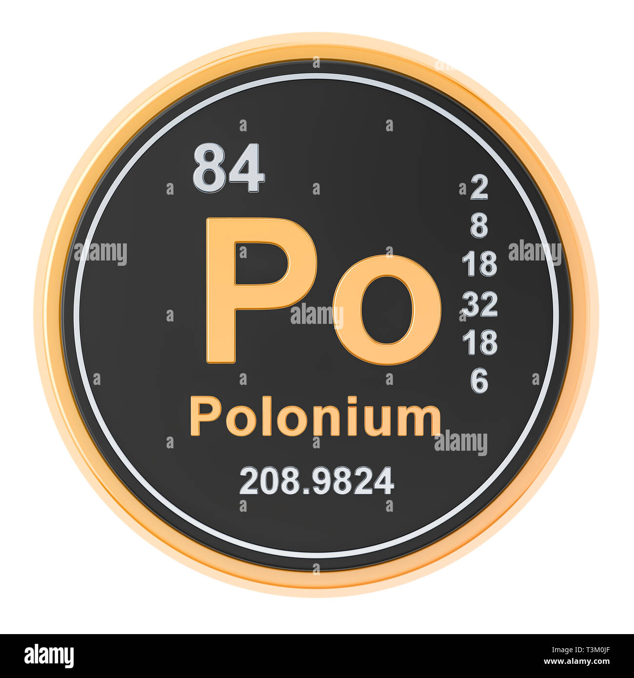 Chemical symbol po Cut Out Stock Images & Pictures - Alamy