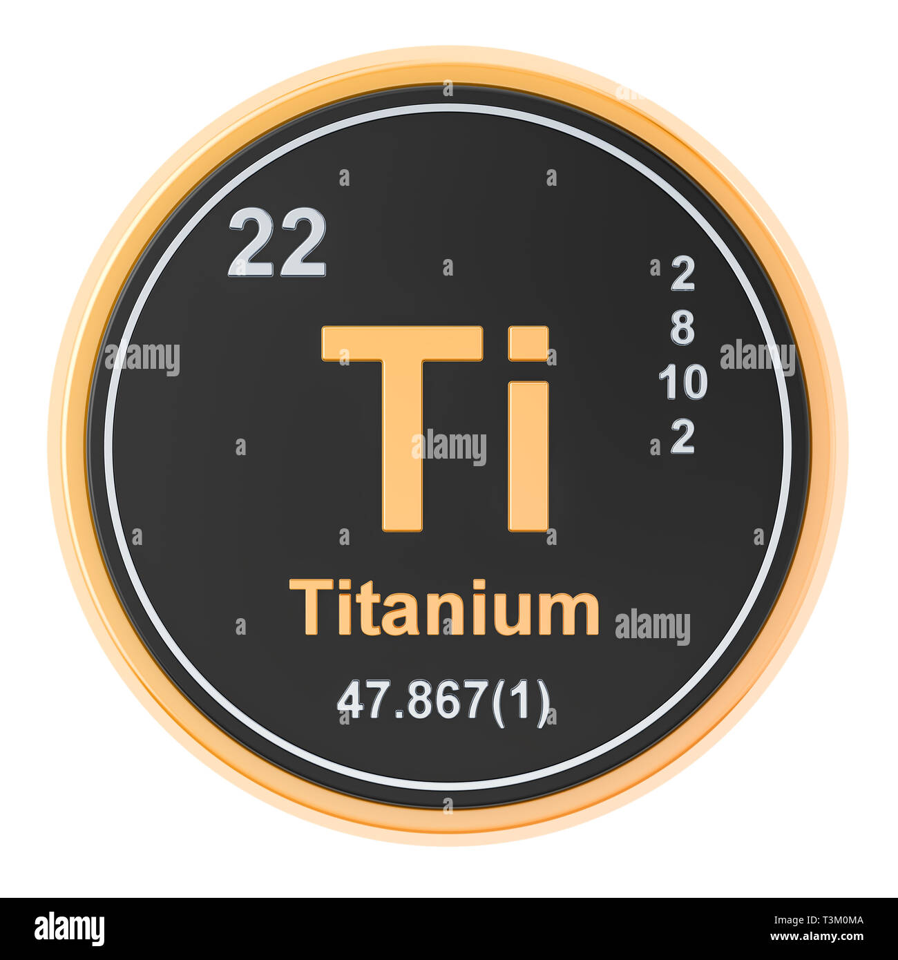 Symbol chemical element titanium hi-res stock photography and images ...
