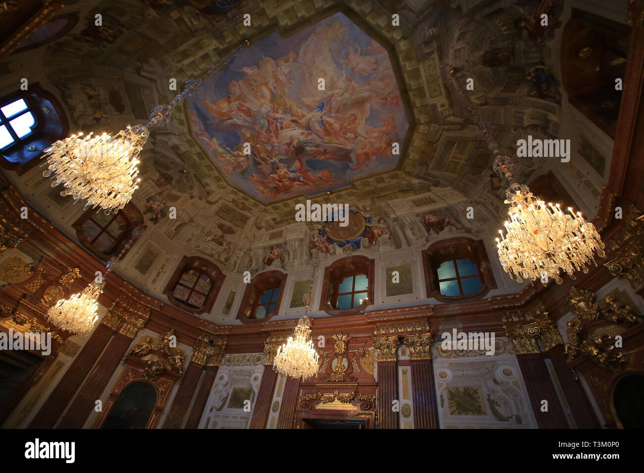 Belvedere museum interior vienna hi-res stock photography and images ...