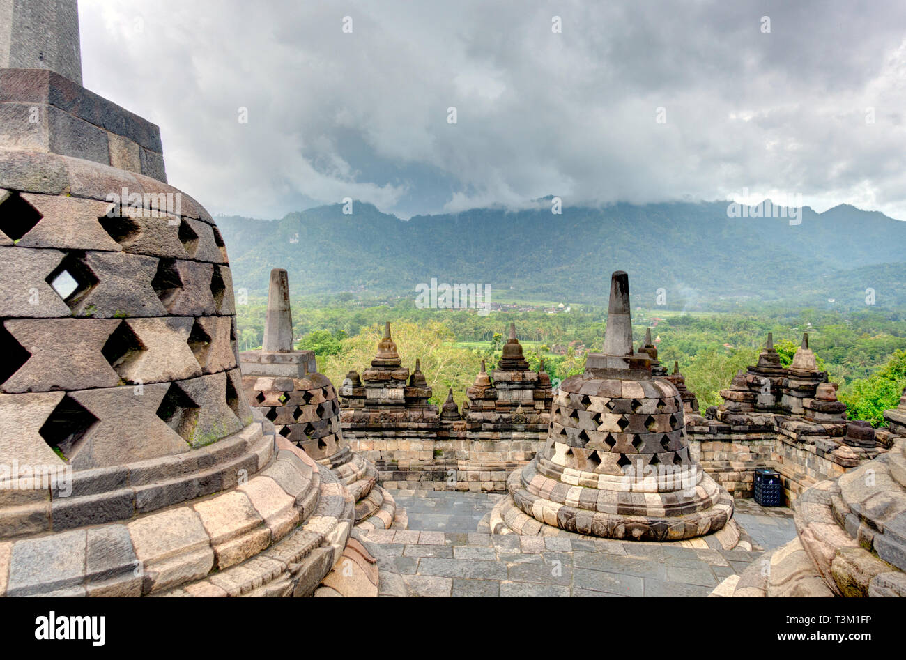 Borobudur temple, Java, Indonesia Stock Photo - Alamy