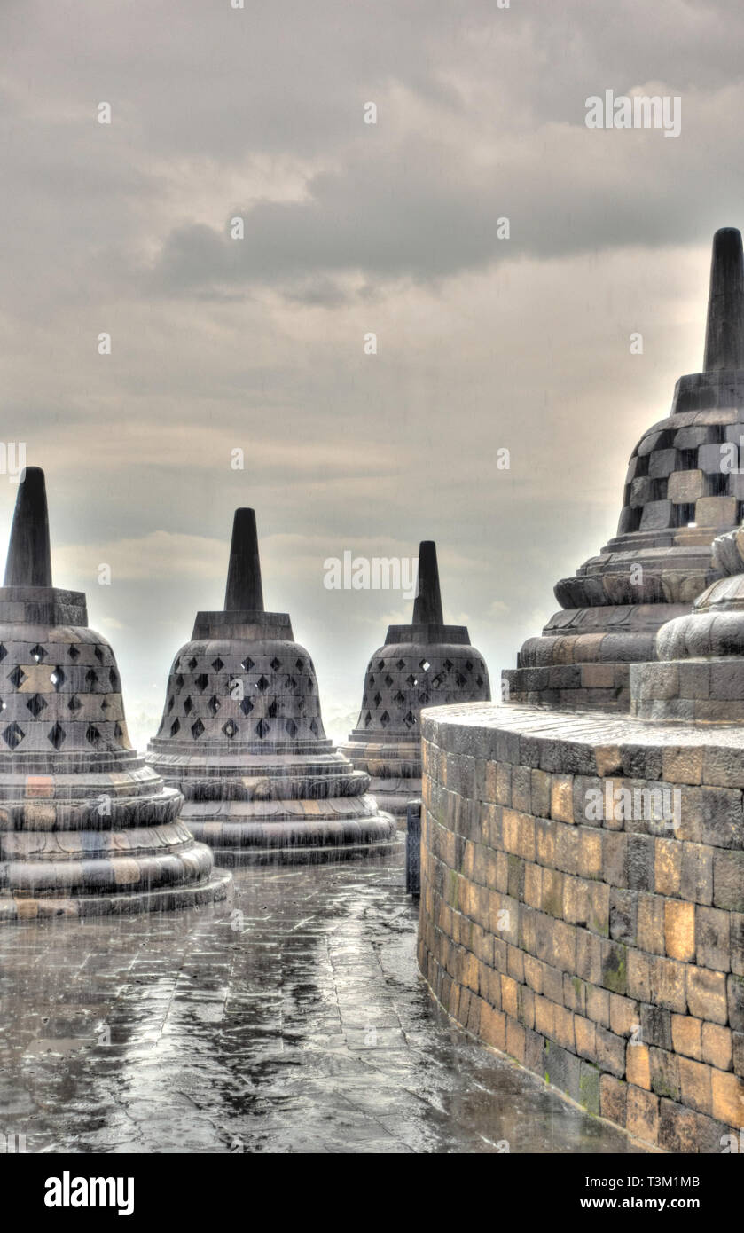 Borobudur temple, Java, Indonesia Stock Photo - Alamy