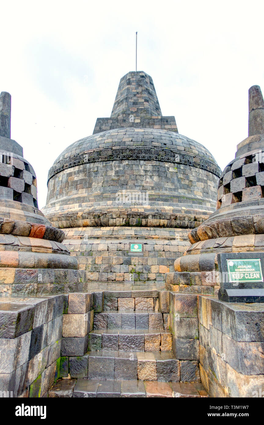 Borobudur temple, Java, Indonesia Stock Photo - Alamy