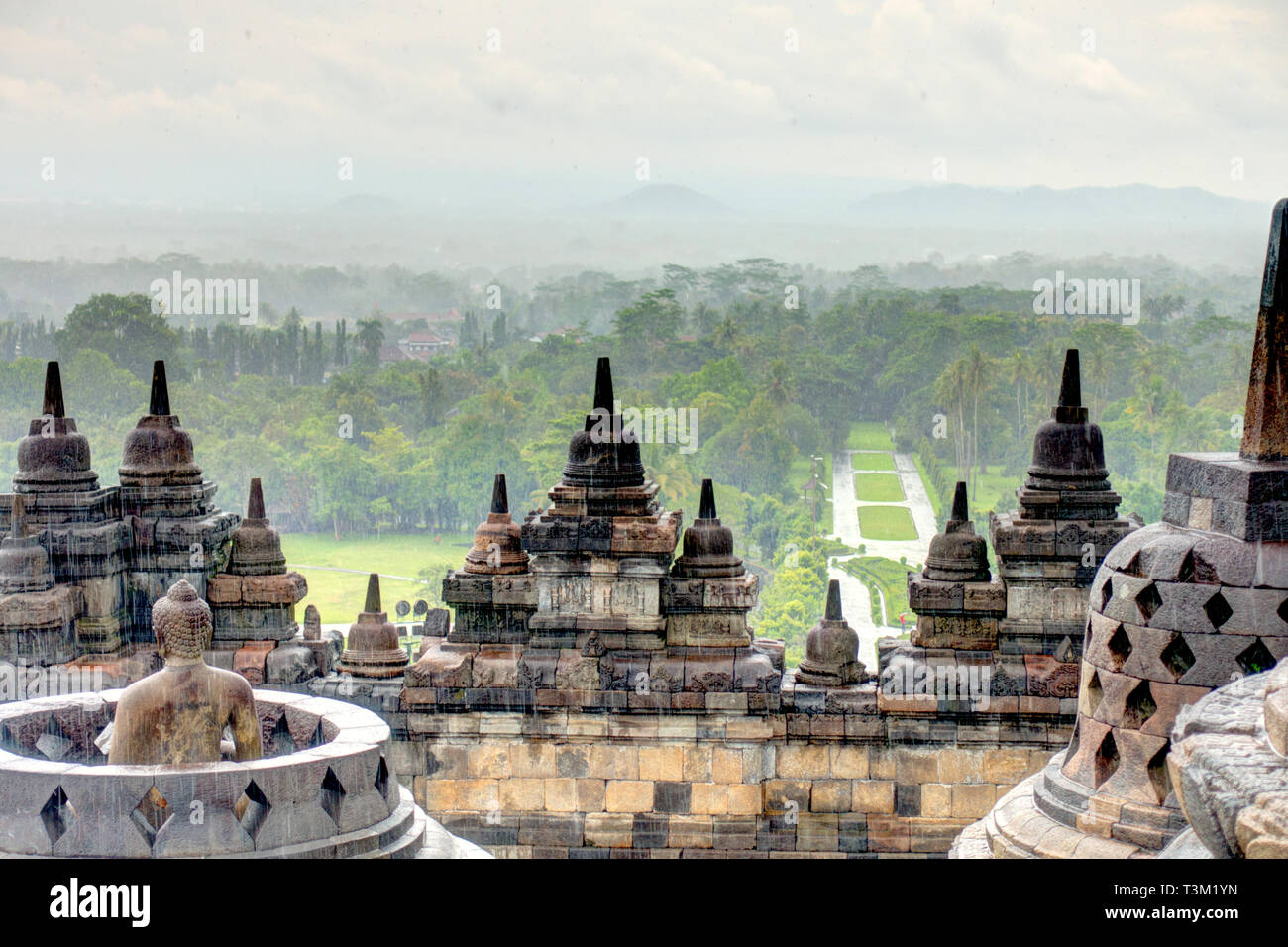 Borobudur temple, Java, Indonesia Stock Photo - Alamy