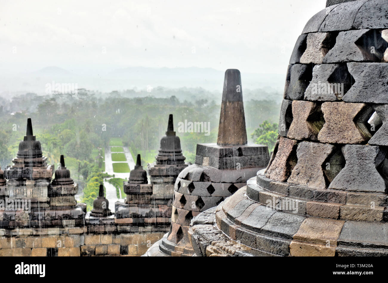 Borobudur temple, Java, Indonesia Stock Photo - Alamy