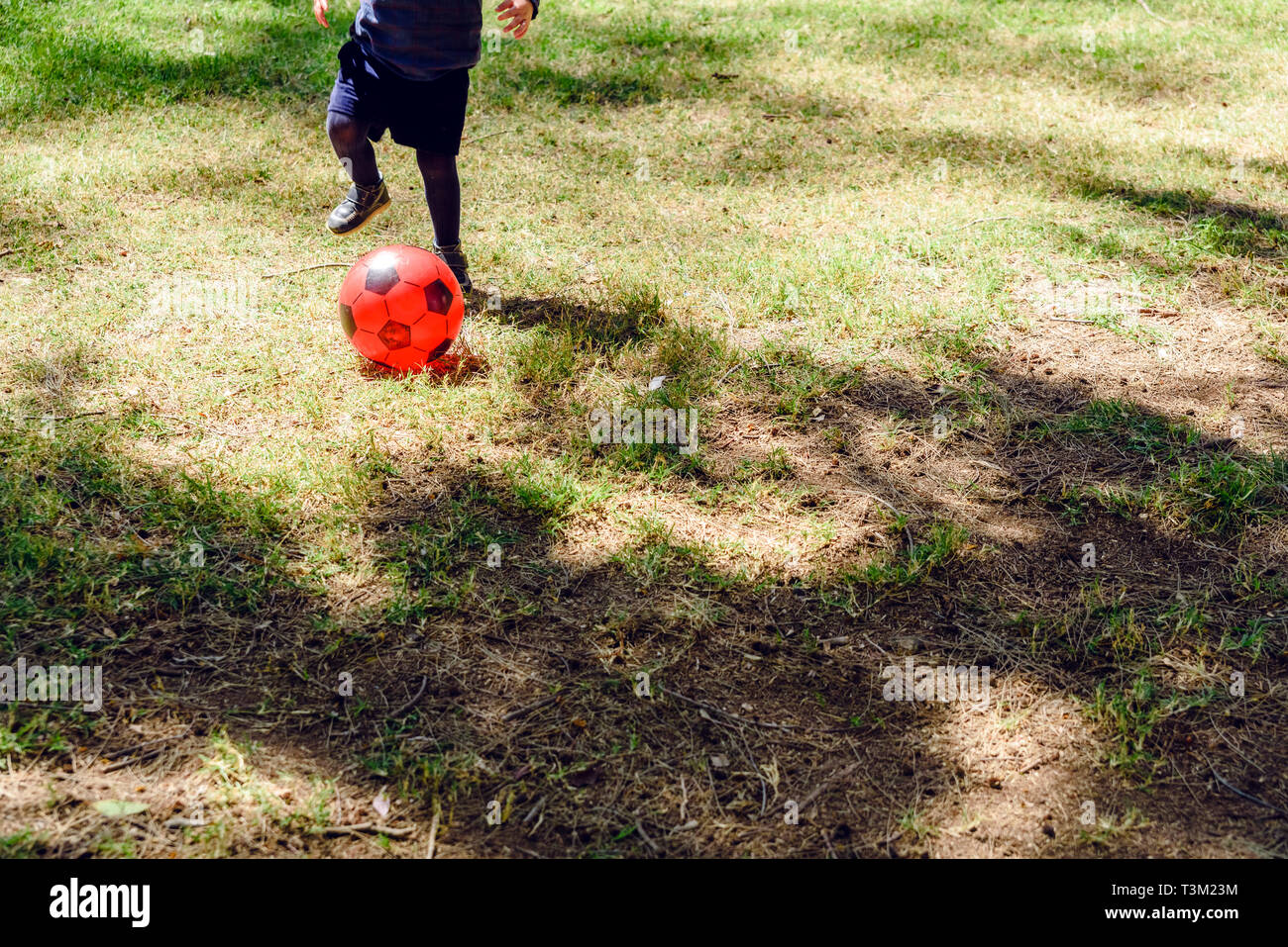 Plastic football ball hi-res stock photography and images - Alamy