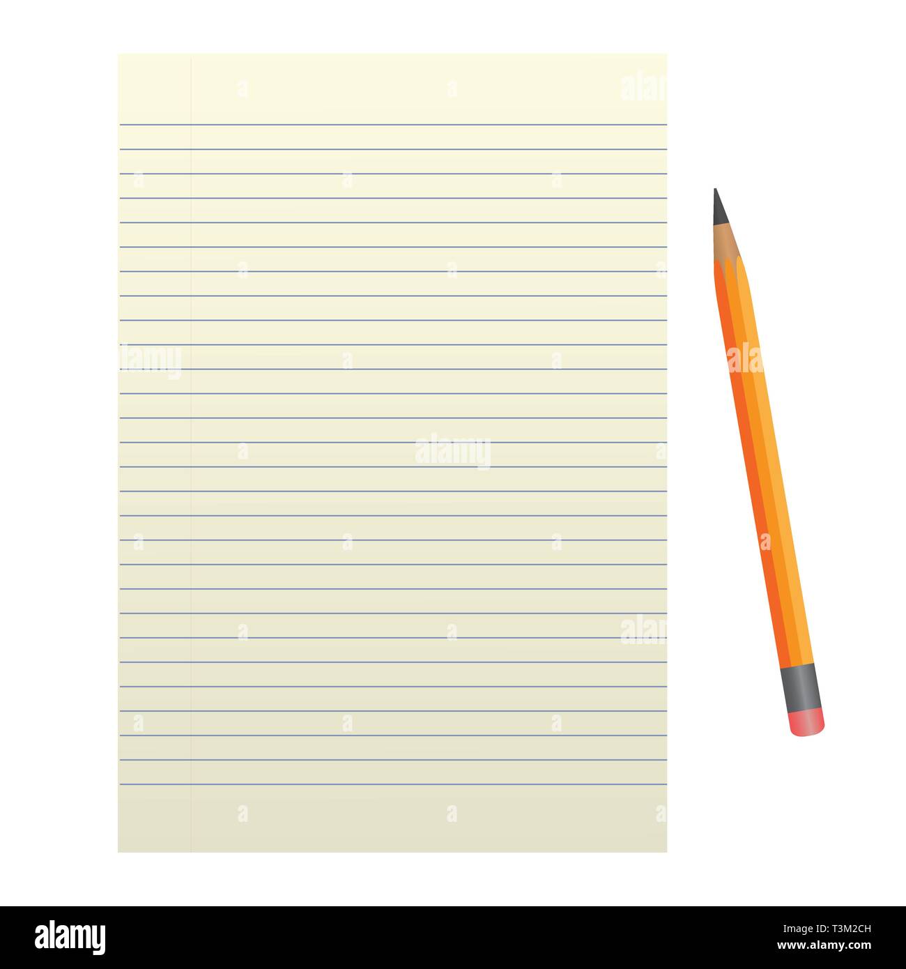 Blank white canvas sheet Stock Vector Images - Alamy