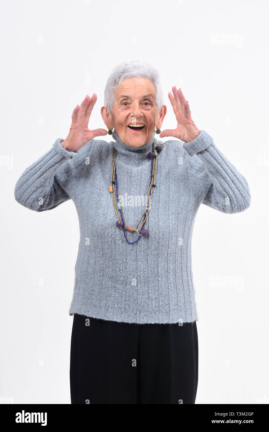 Old woman hand forget portrait hi-res stock photography and images - Alamy