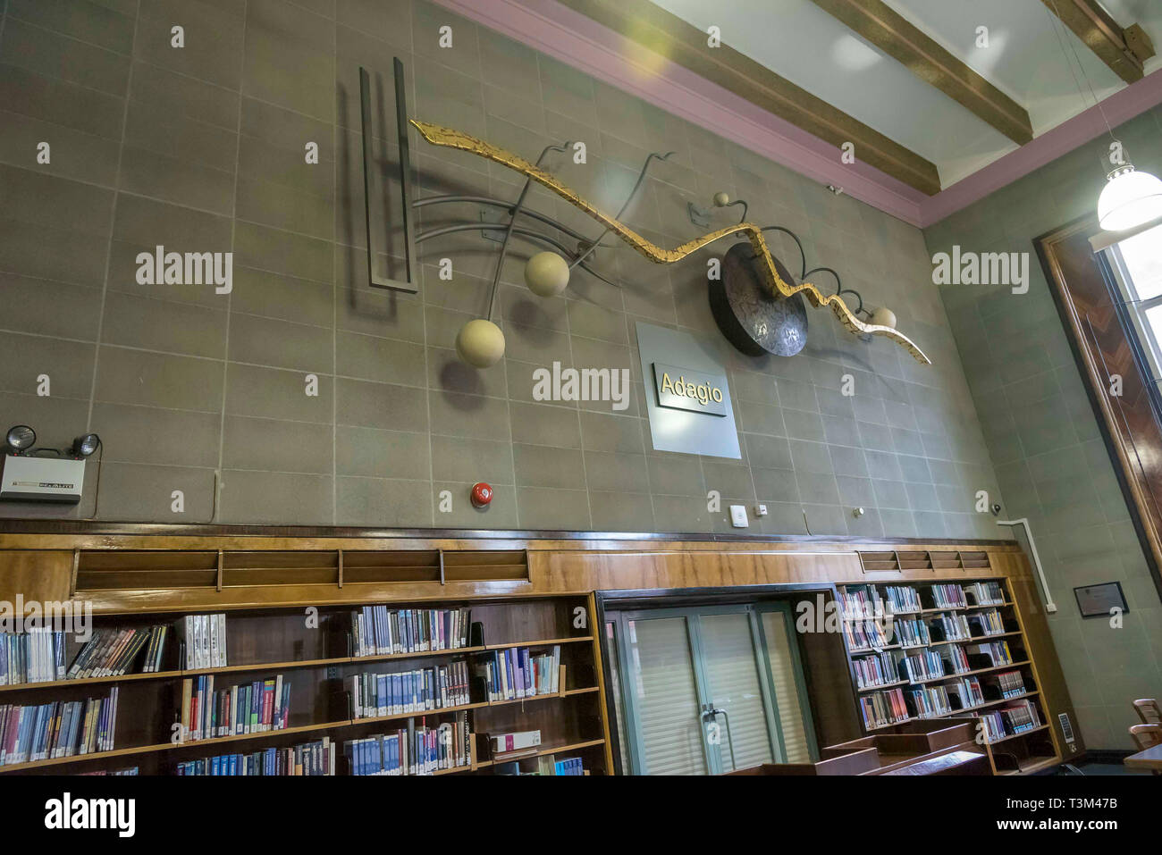 Artwork Adagio at Liverpool University Harold Cohen library Stock Photo ...