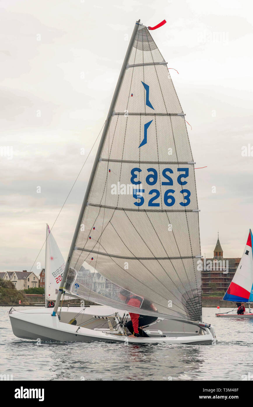 Sea Scouts regatta on Southport Marine Lake. Oct 1 2016 Stock Photo - Alamy