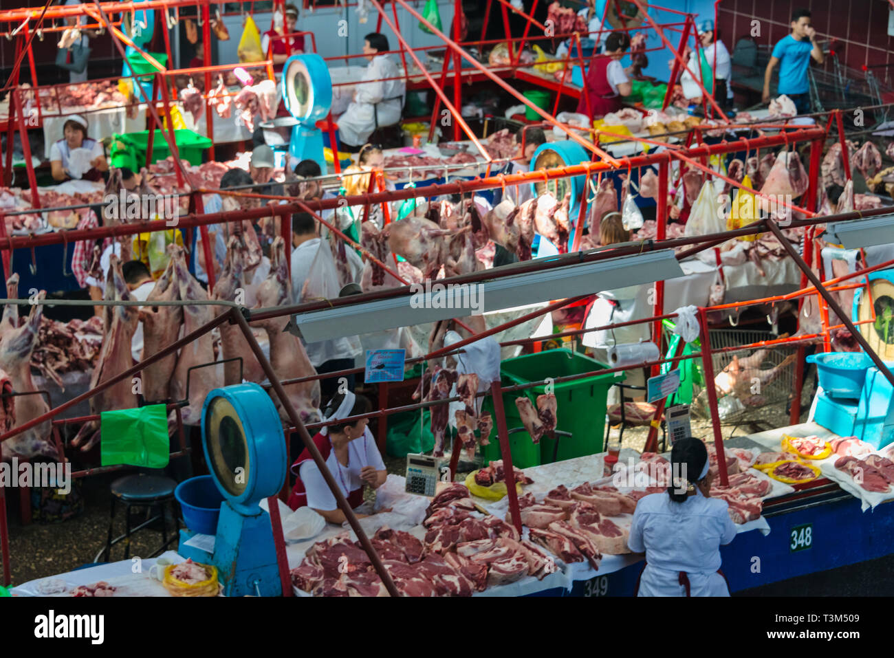 Green Bazaar, Almaty, Kazakhstan Stock Photo - Alamy