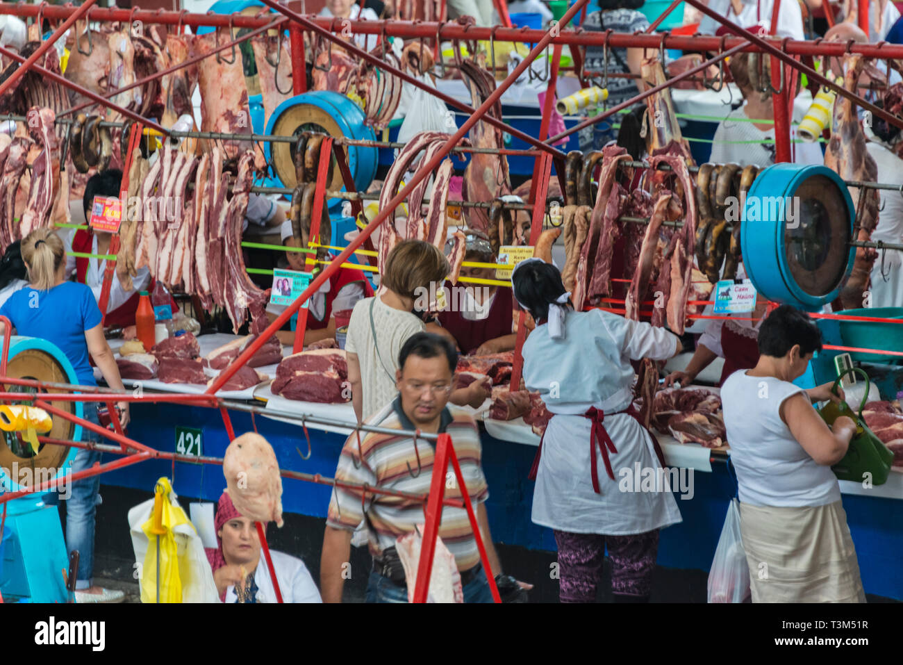 Green Bazaar, Almaty, Kazakhstan Stock Photo - Alamy