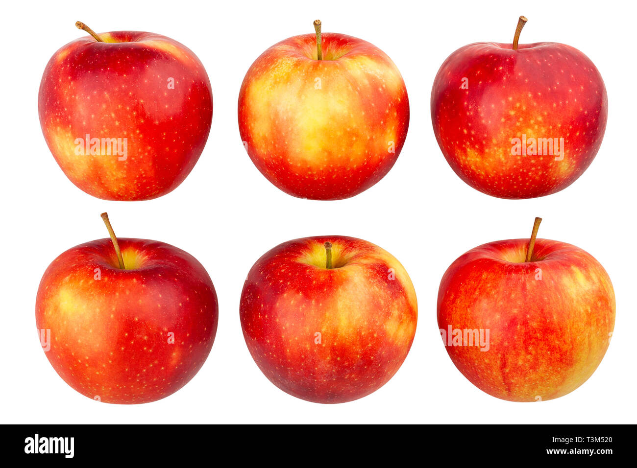 red apples path isolated Stock Photo - Alamy