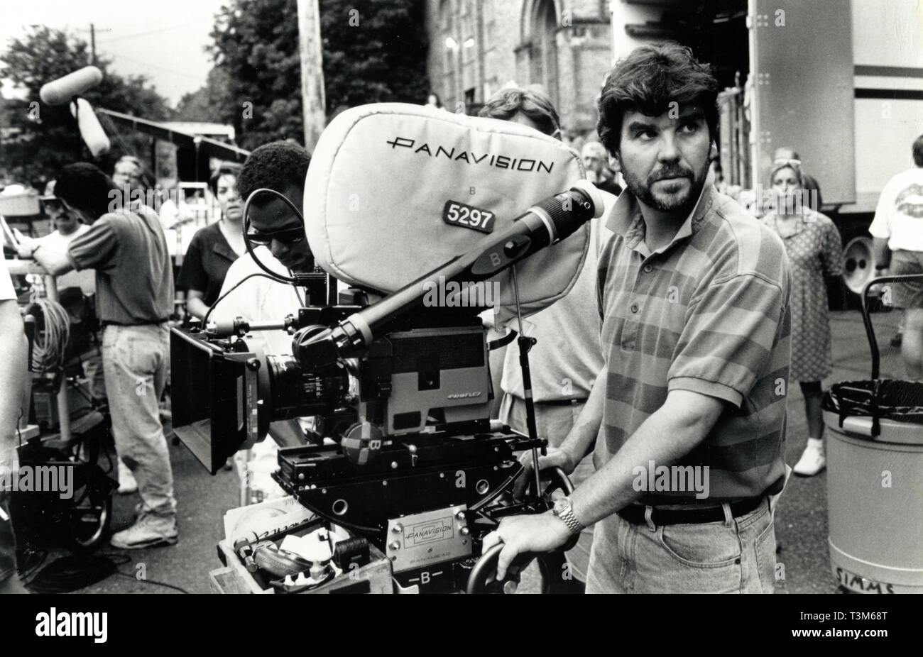 Movie director Rowdy Herrington on the set of the movie Striking ...