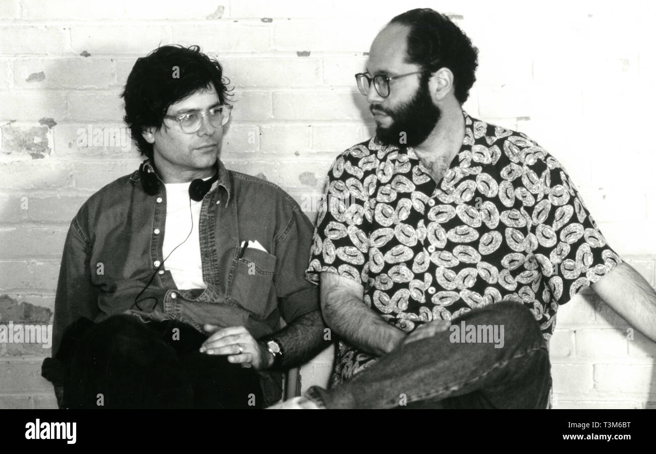 Movie director Steven Zaillian and producer Scott Rudin on the set of ...