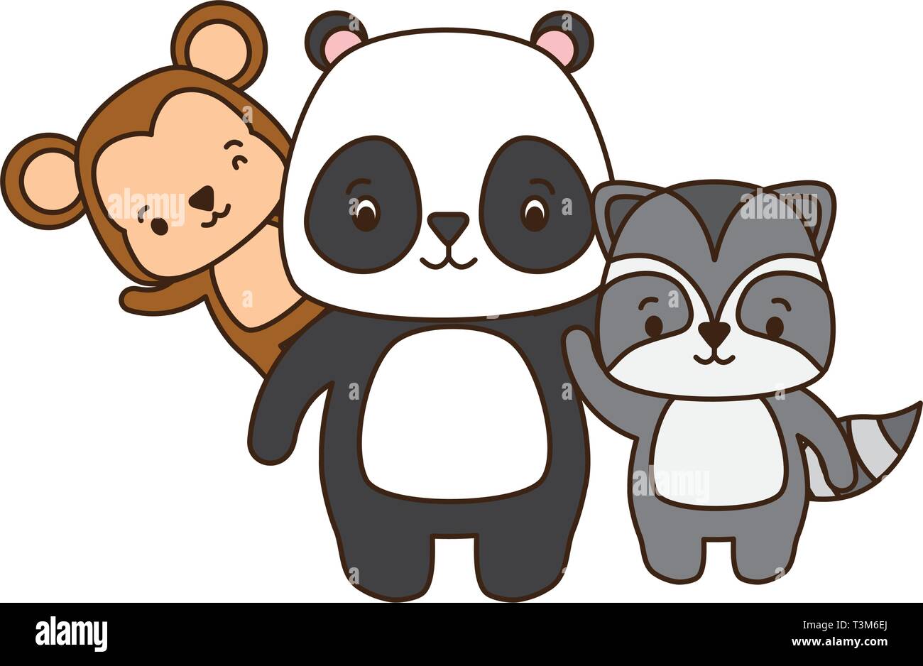 cute animal cartoon Stock Vector Image & Art - Alamy