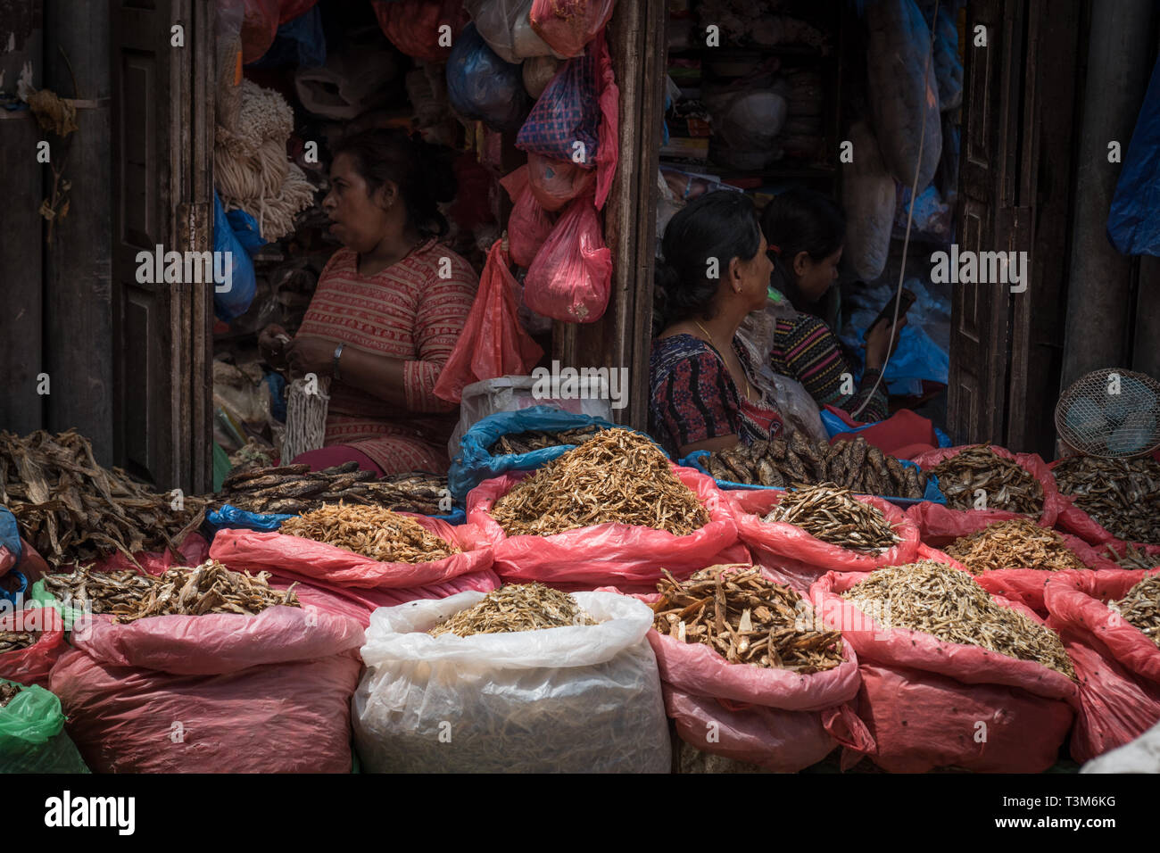 Kathmandu market goods hi-res stock photography and images - Alamy