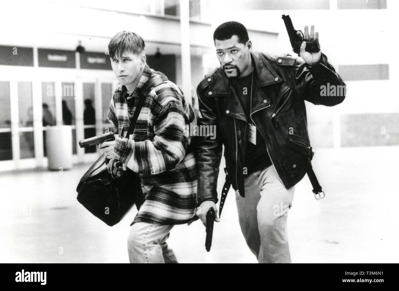 Stephen Baldwin and Laurence Fishborne in the movie Fled, 1996 Stock ...