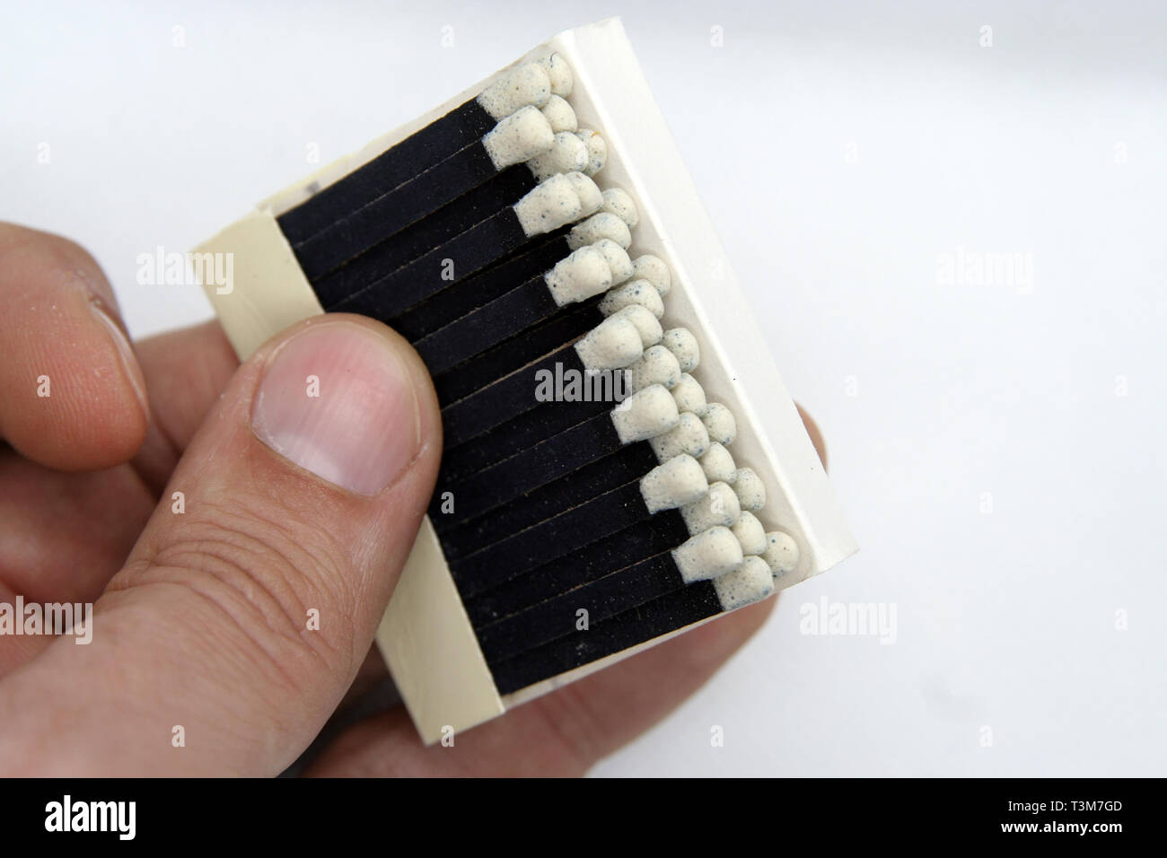 Small paper cardboard matches. Paper matches. Promotional cardboard ...