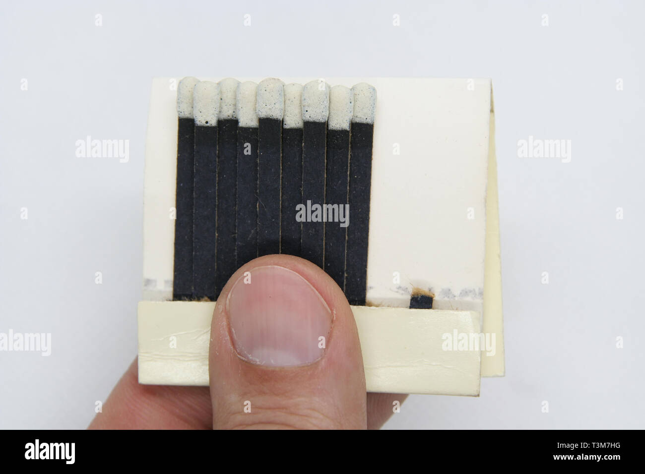 Small paper cardboard matches. Paper matches. Promotional cardboard ...