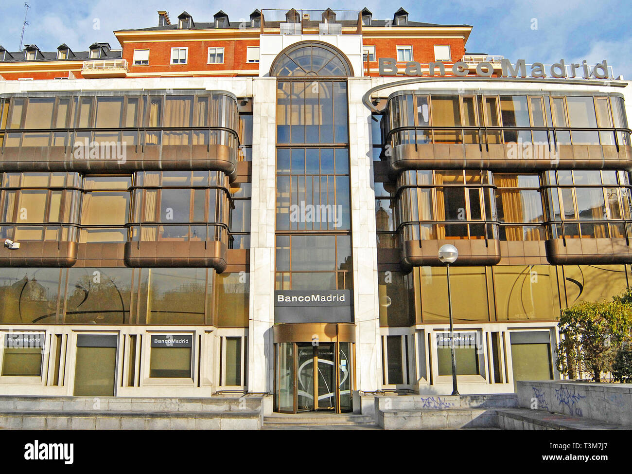 Banco Madrid bank, Madrid, Spain Stock Photo - Alamy