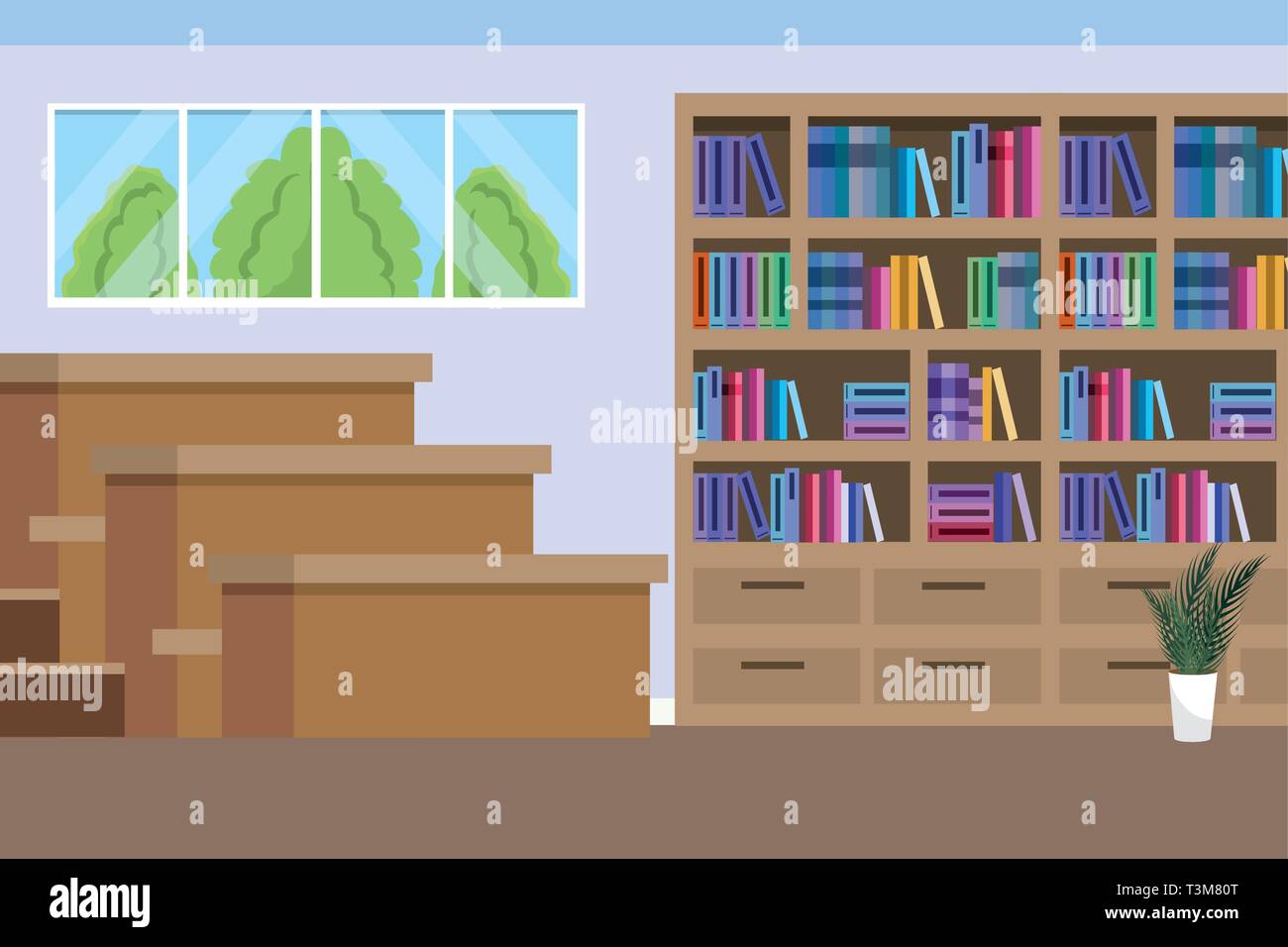 furniture room cartoon vector illustration graphic design Stock Vector ...