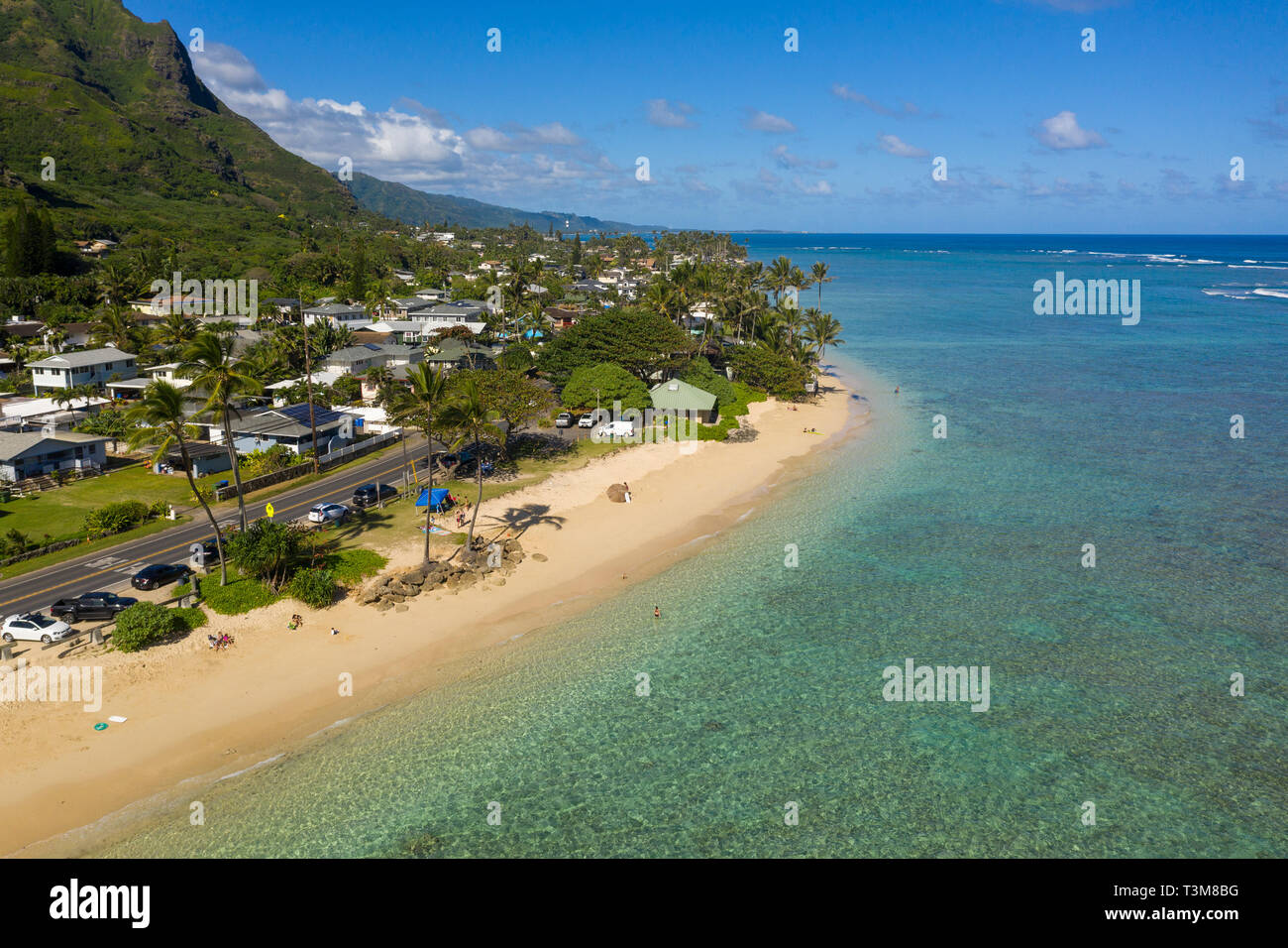 Kaaawa Beach, Oahu, Hawaii Stock Photo - Alamy