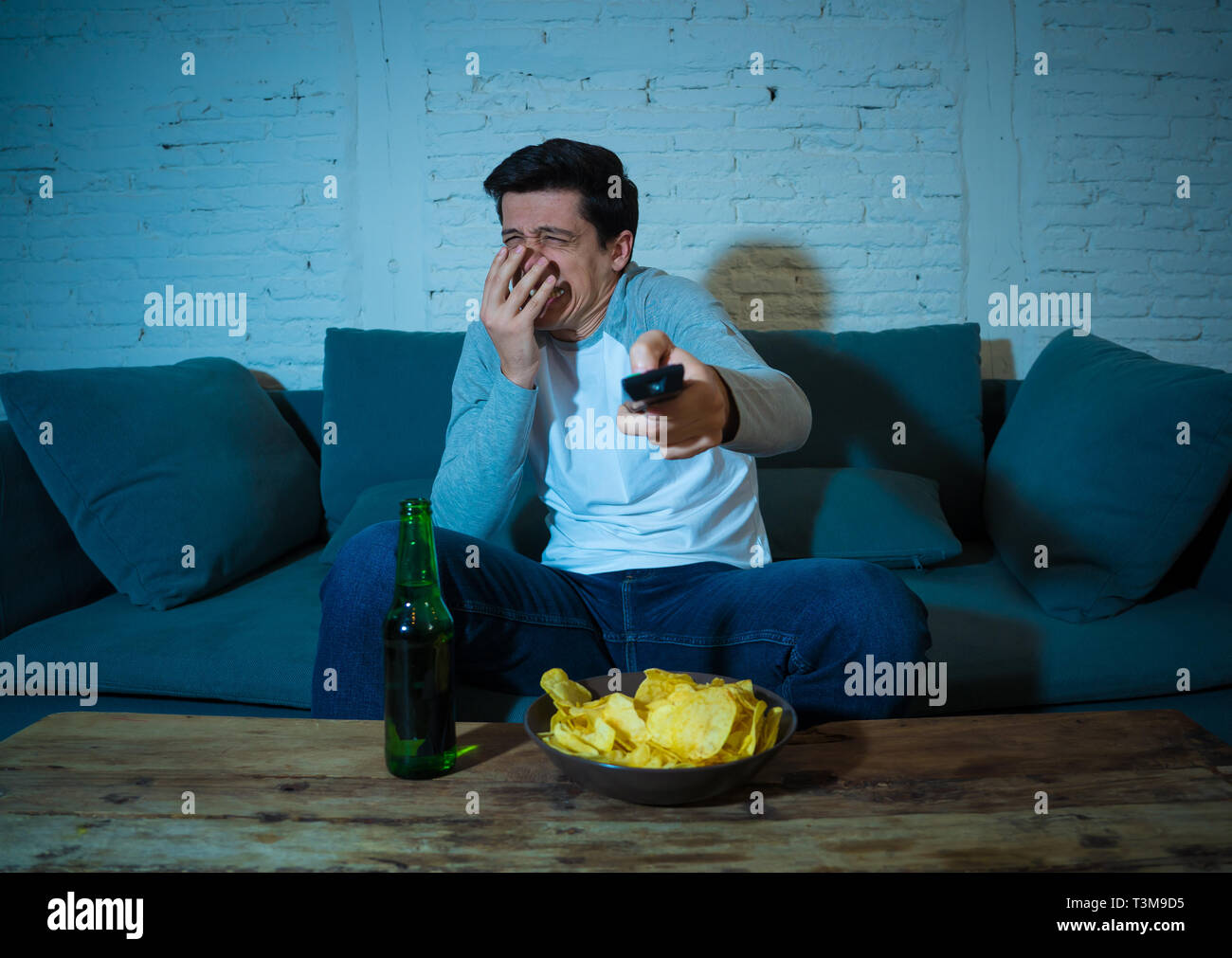 Horror film scared hi-res stock photography and images - Alamy
