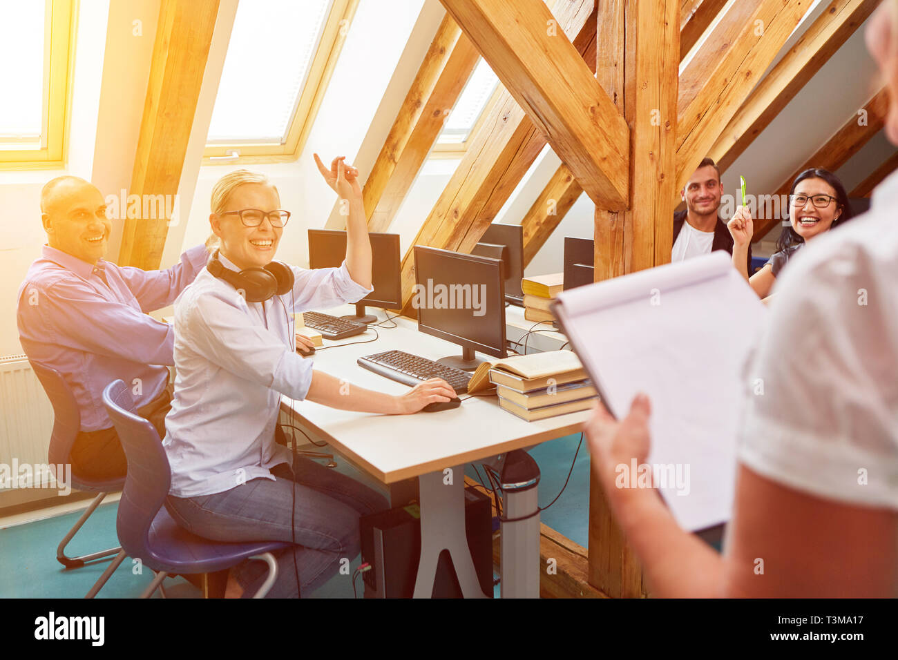 Employee training office hi-res stock photography and images - Alamy
