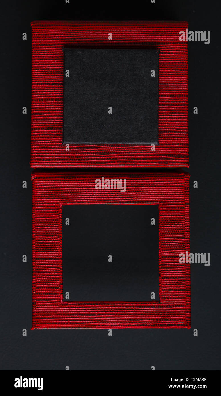 square text box, rectangle framed text field in red abstract border ...