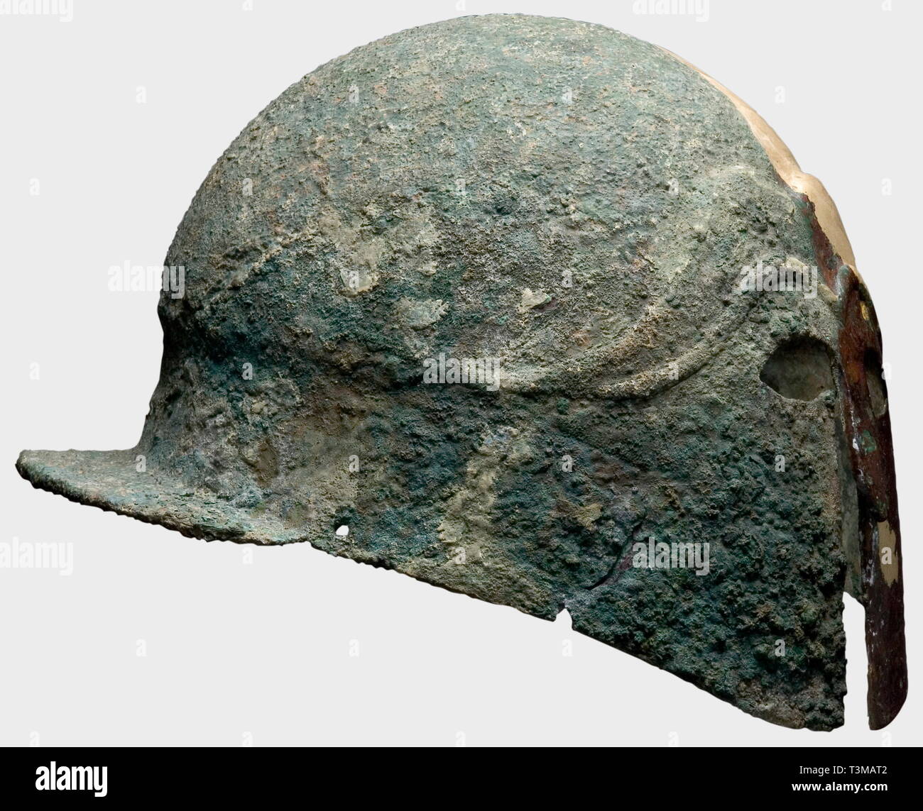 Corinthian helmet fragment 6th 5th century hi-res stock photography and ...