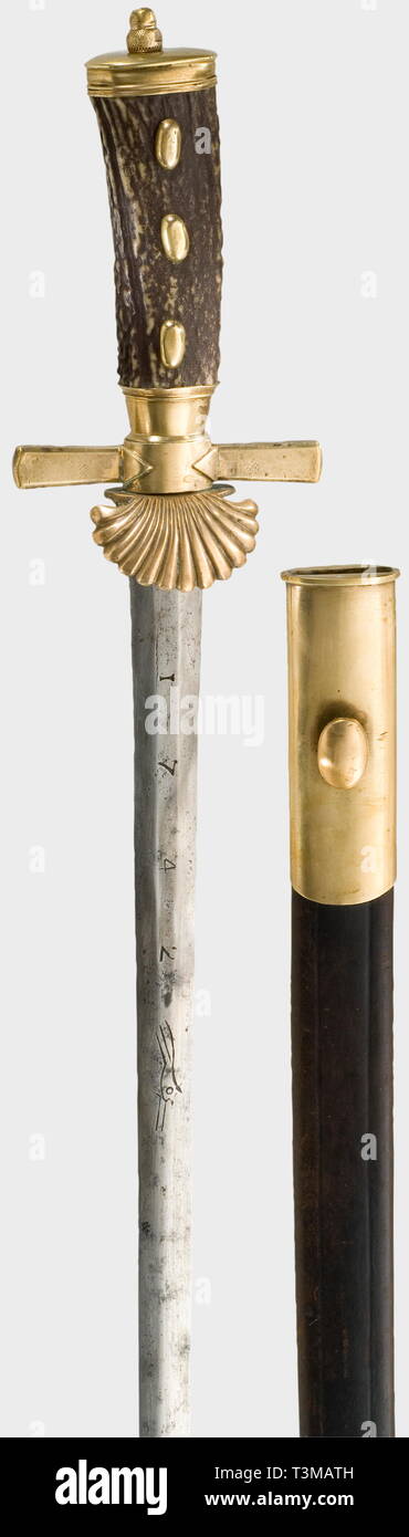 weapons, hunting dagger, 18th century, Additional-Rights-Clearance-Info ...