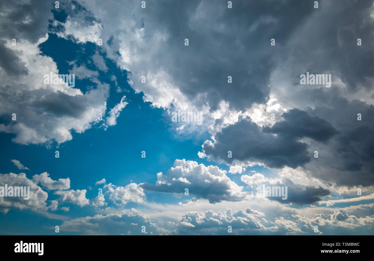 Dramatic sky with stormy clouds,Nature background Stock Photo - Alamy