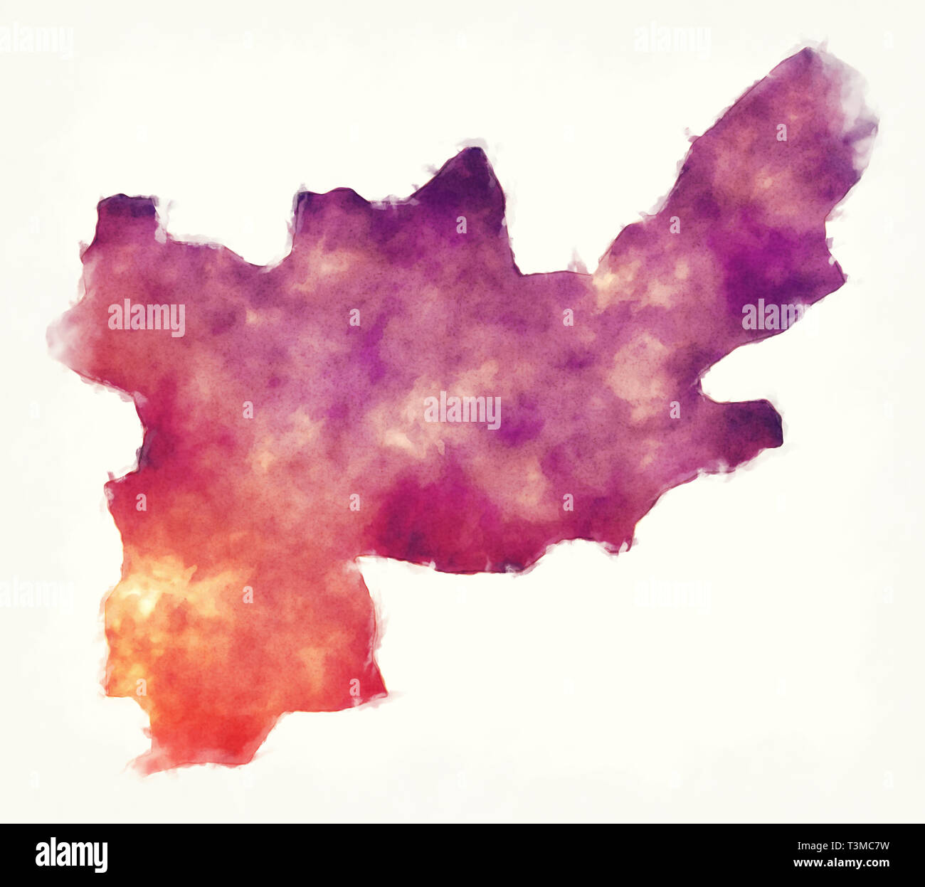 Map of lezhe hi-res stock photography and images - Alamy