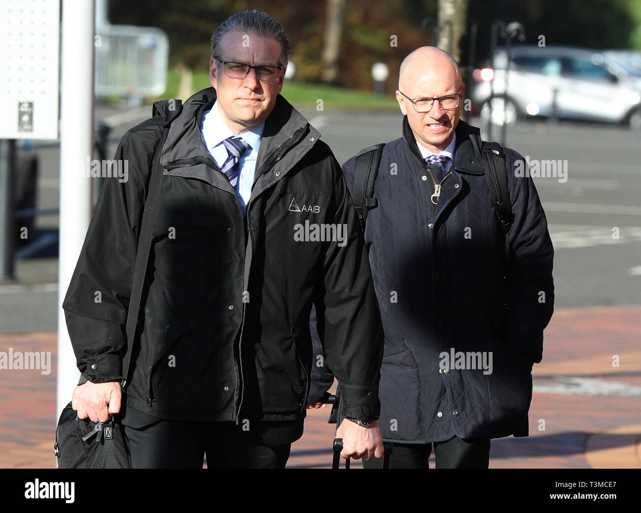 Philip Sleight (left) and Marcus Cook (right) from the Air Accident ...