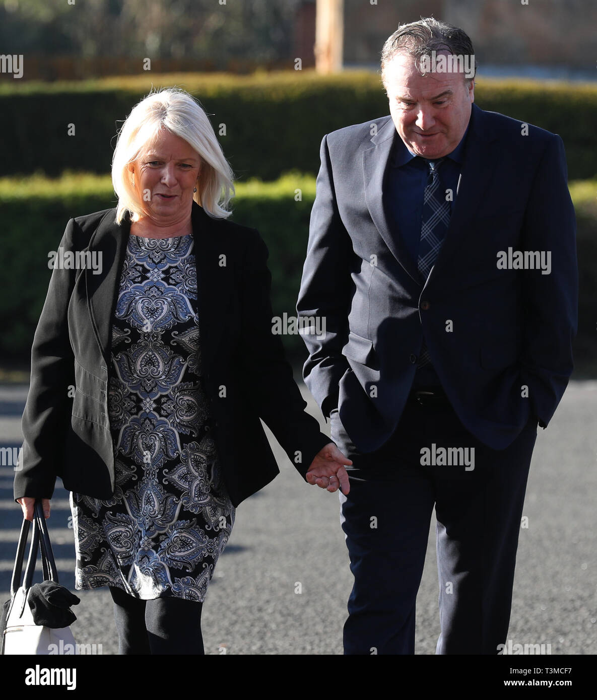 Owner of the Clutha bar Alan Crossan alongside survivor Mary Kavanagh ...