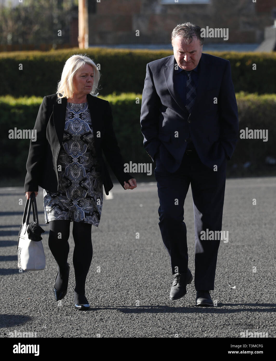 Owner of the Clutha bar Alan Crossan alongside survivor Mary Kavanagh ...