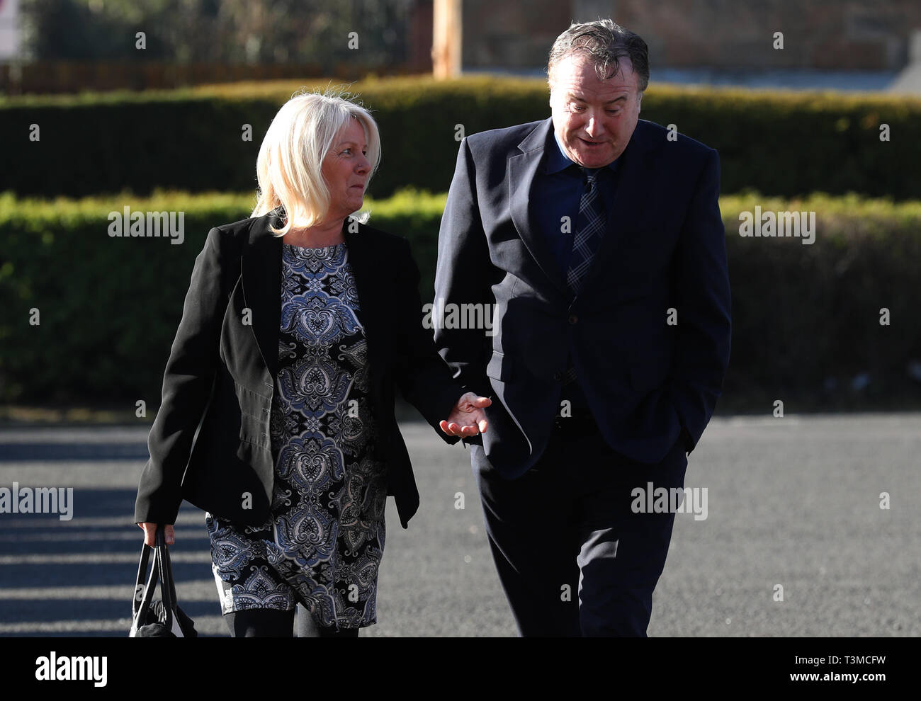 Owner of the Clutha bar Alan Crossan alongside survivor Mary Kavanagh ...