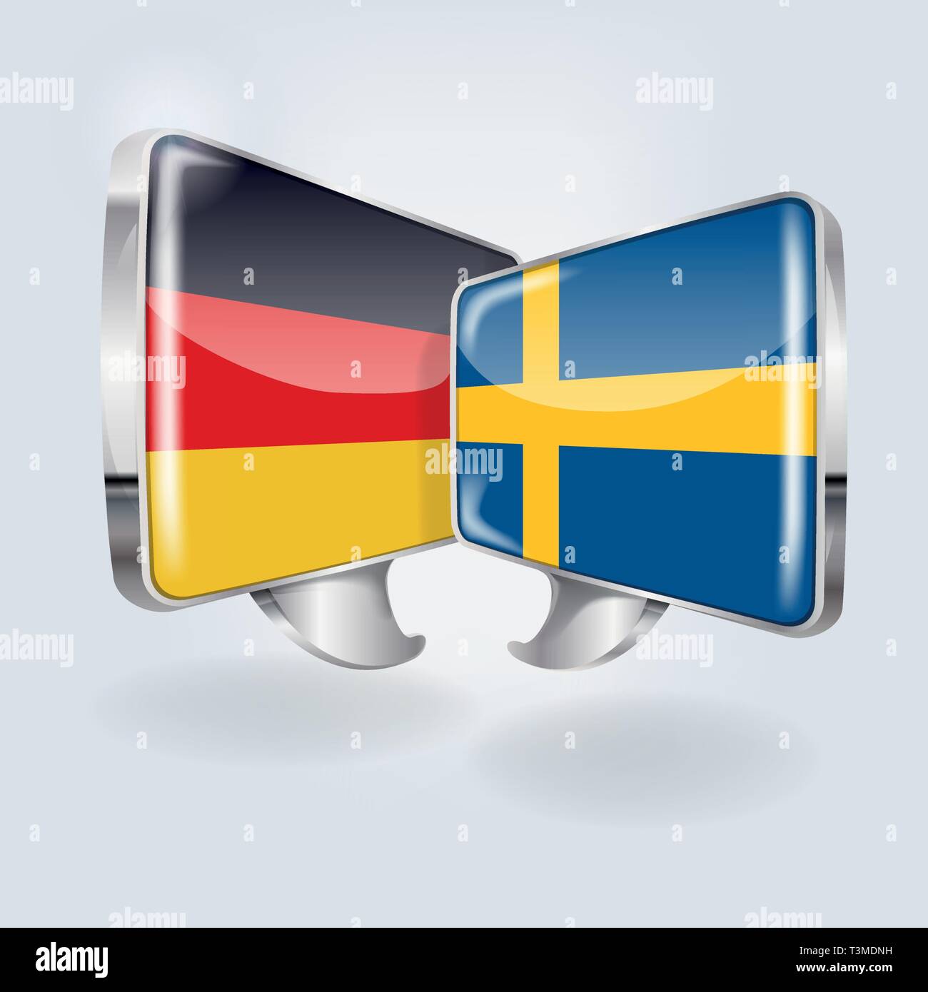 German flag word germany Stock Vector Images - Alamy