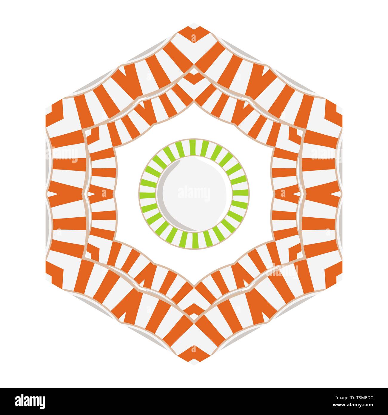 Plates stripes Stock Vector Images - Alamy