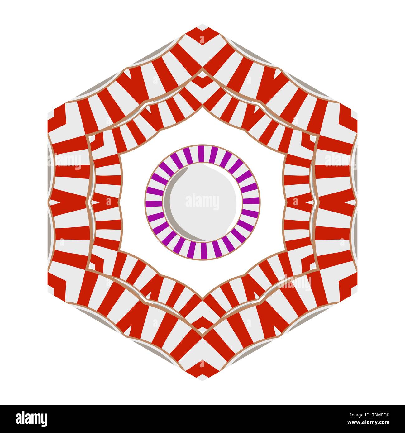 Abstract background pattern with pink and blue plates. Baby motifs ...