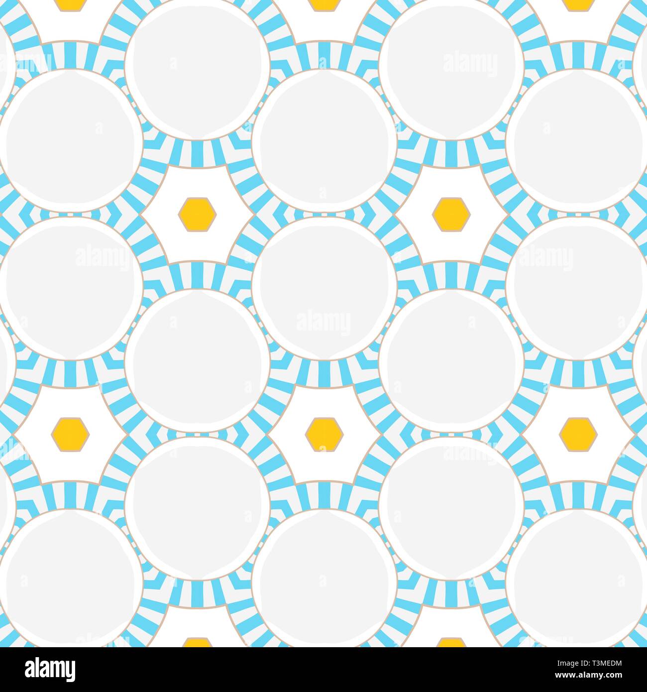 Abstract background pattern with pink and blue plates. Baby motifs ...