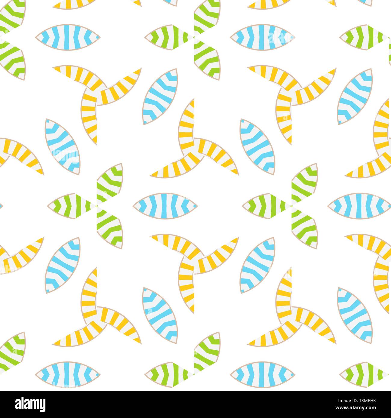 Abstract background pattern with pink and blue plates. Baby motifs ...