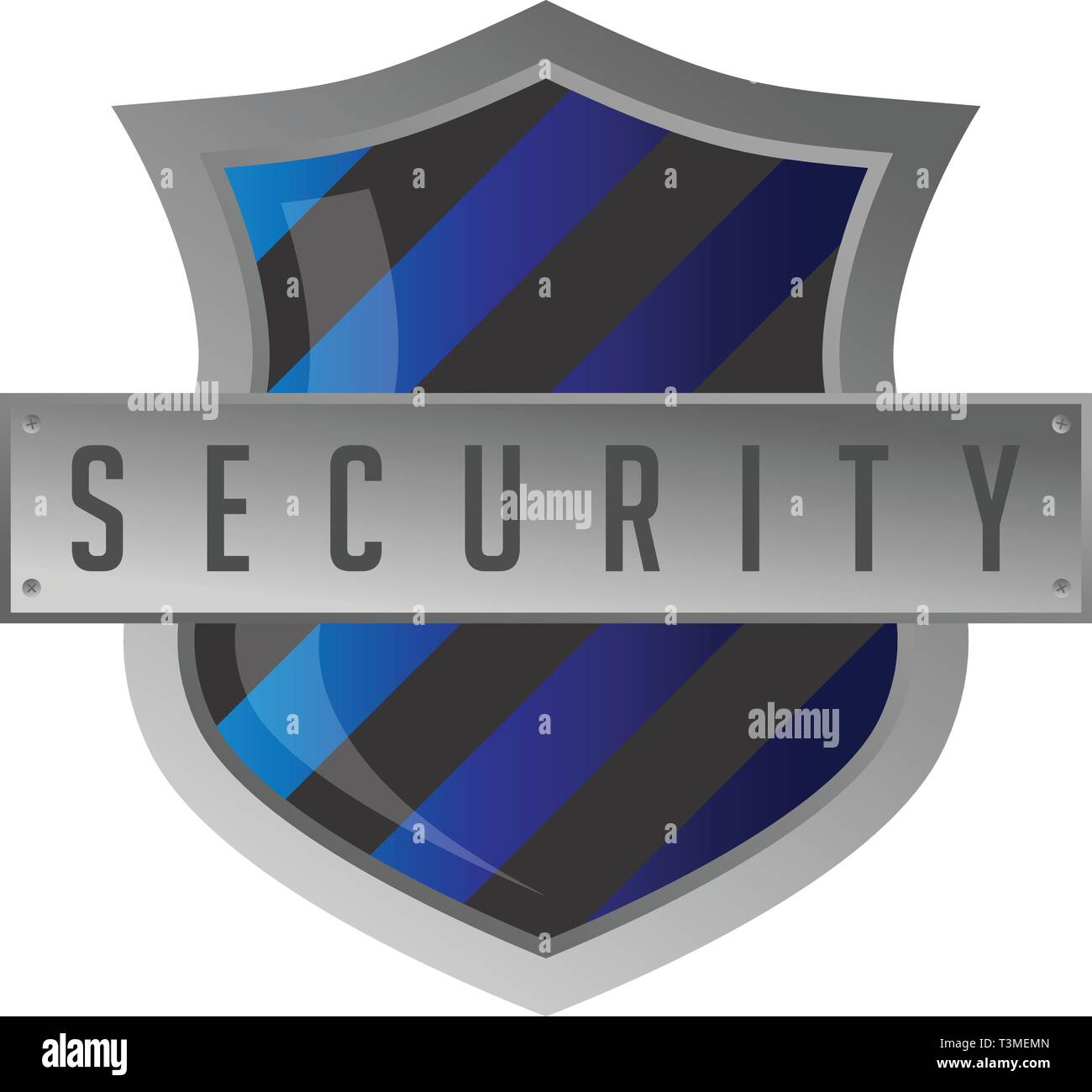protection shield antivirus sign vector art illustration Stock Vector ...