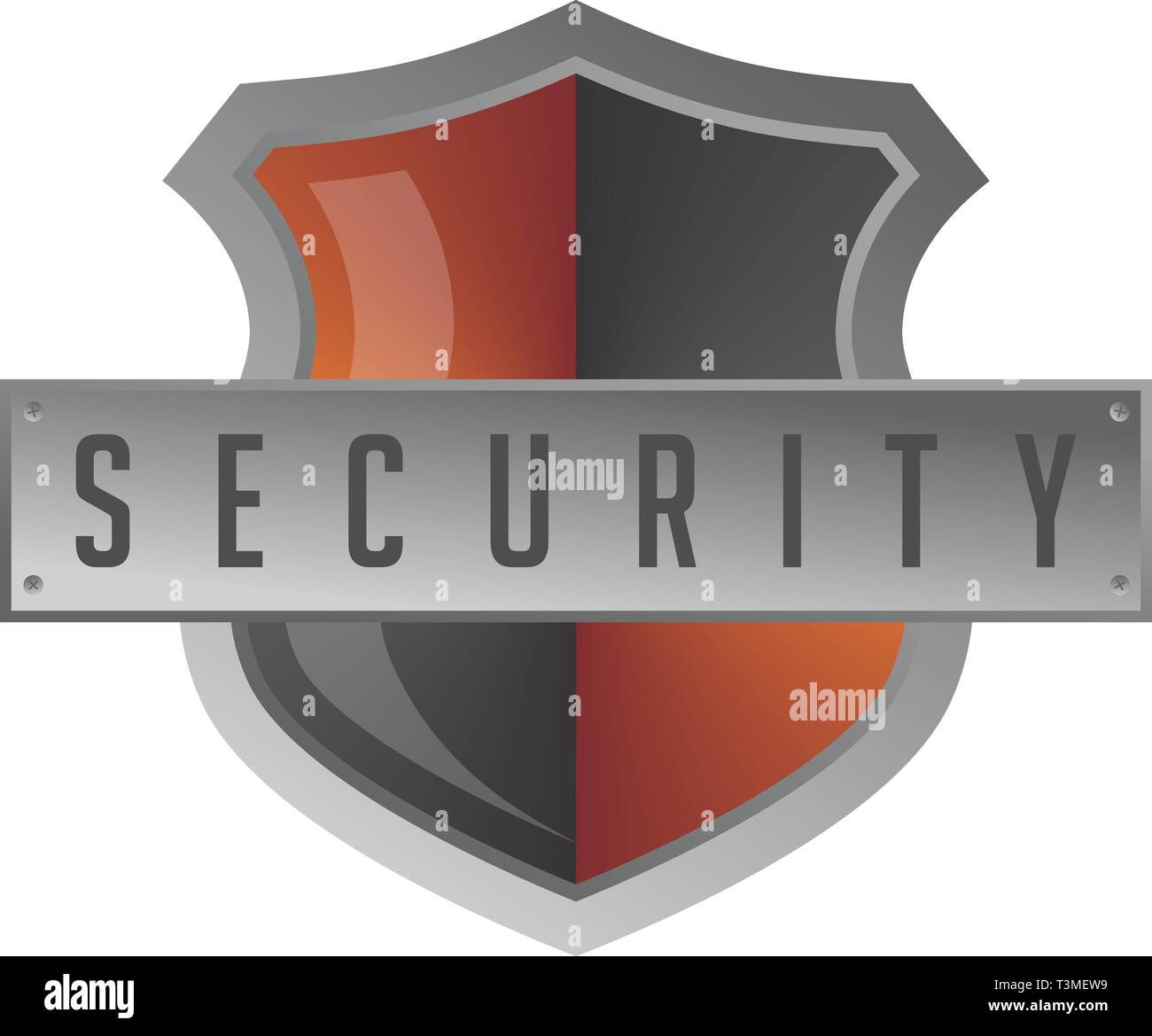 protection shield antivirus sign vector art illustration Stock Vector ...