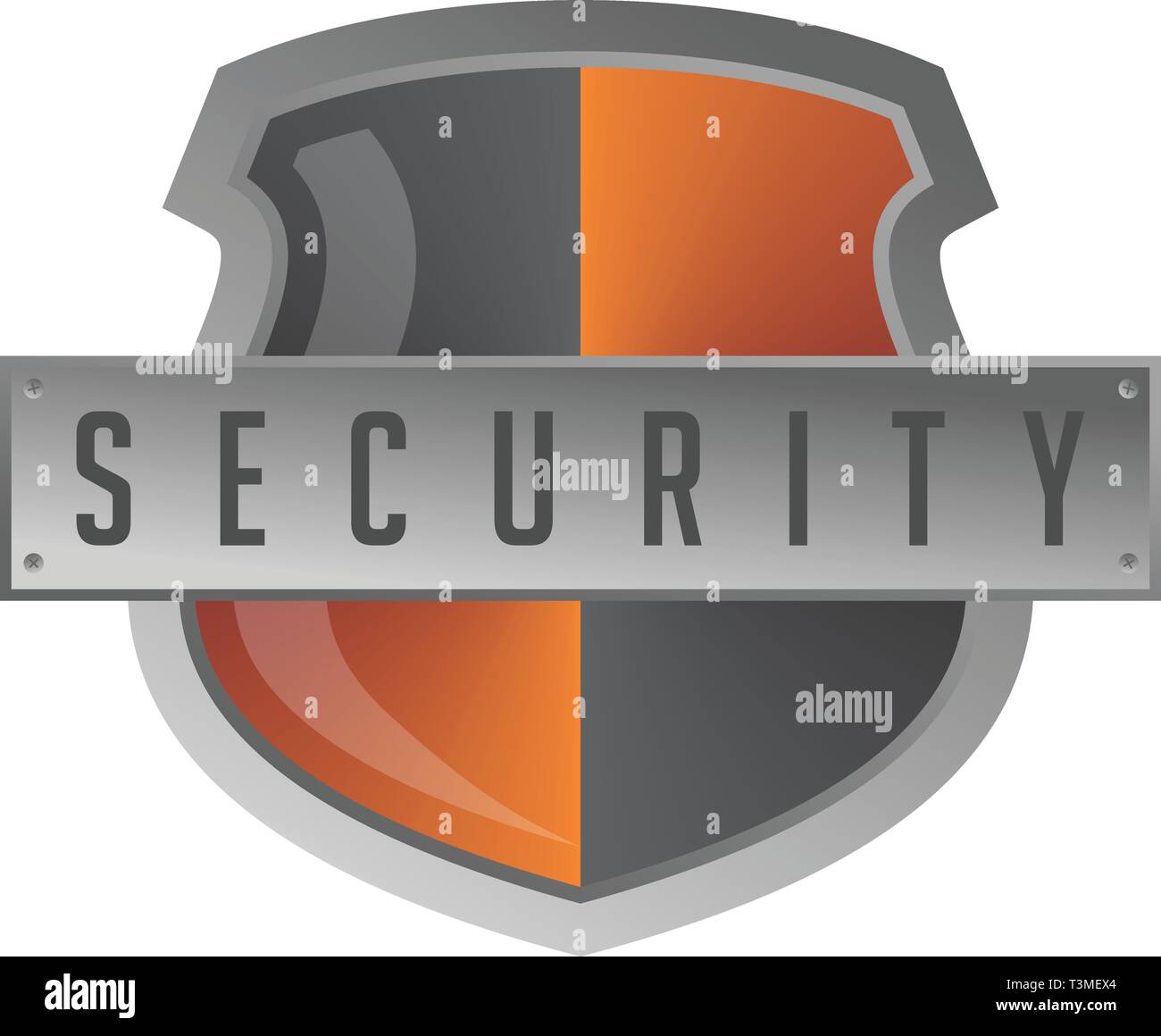 protection shield antivirus sign vector art illustration Stock Vector ...