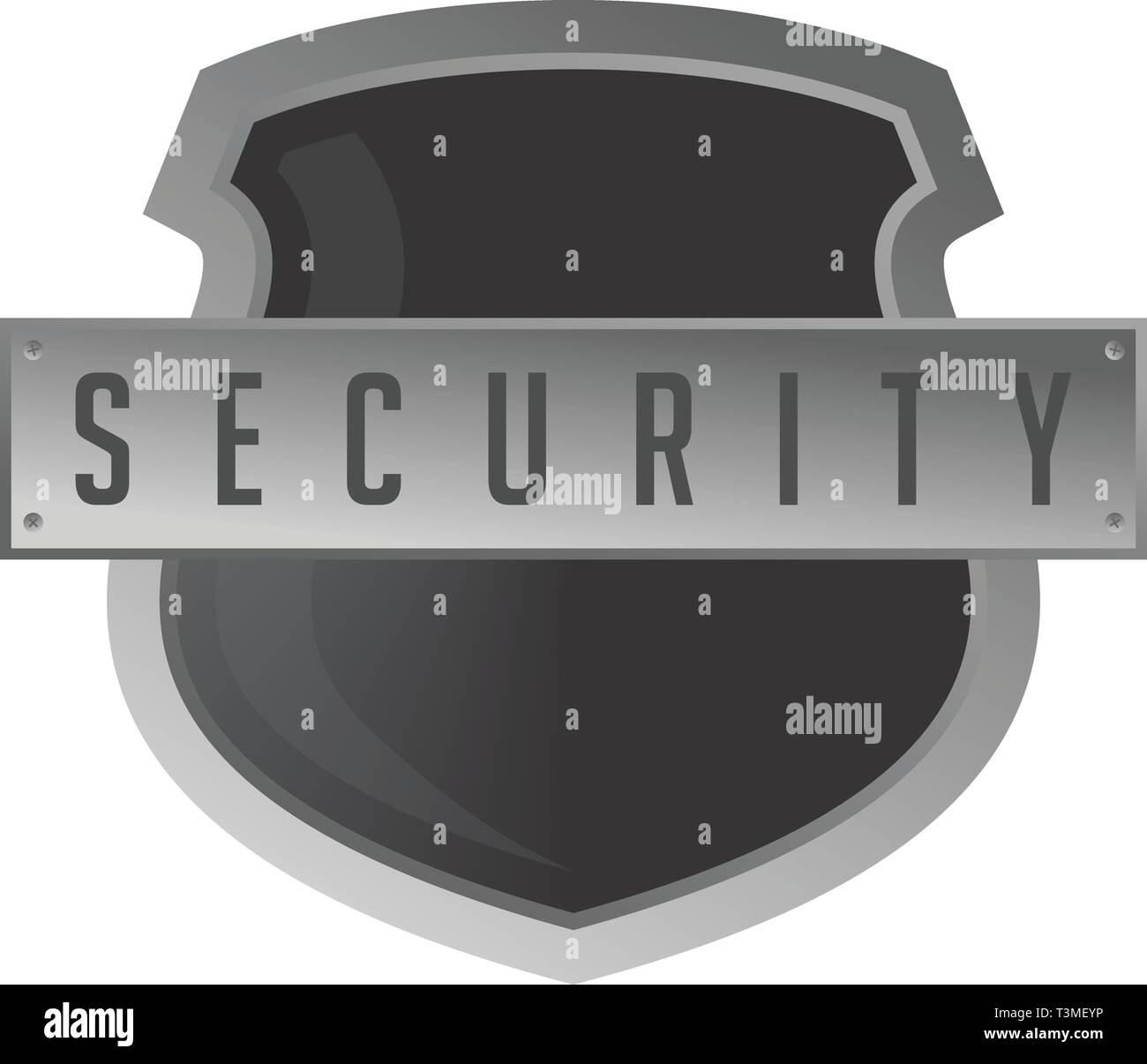 protection shield antivirus sign vector art illustration Stock Vector ...